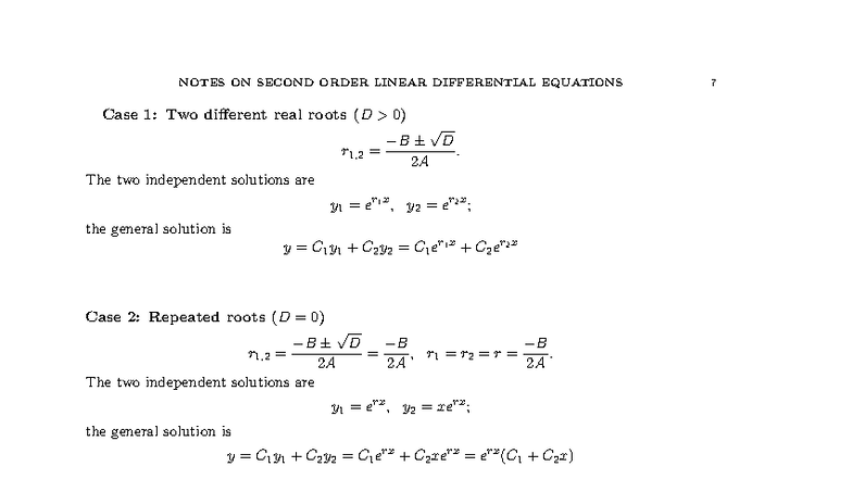 Lecture 13 Initial And Boundary Value Problems In Differential Equations 2204