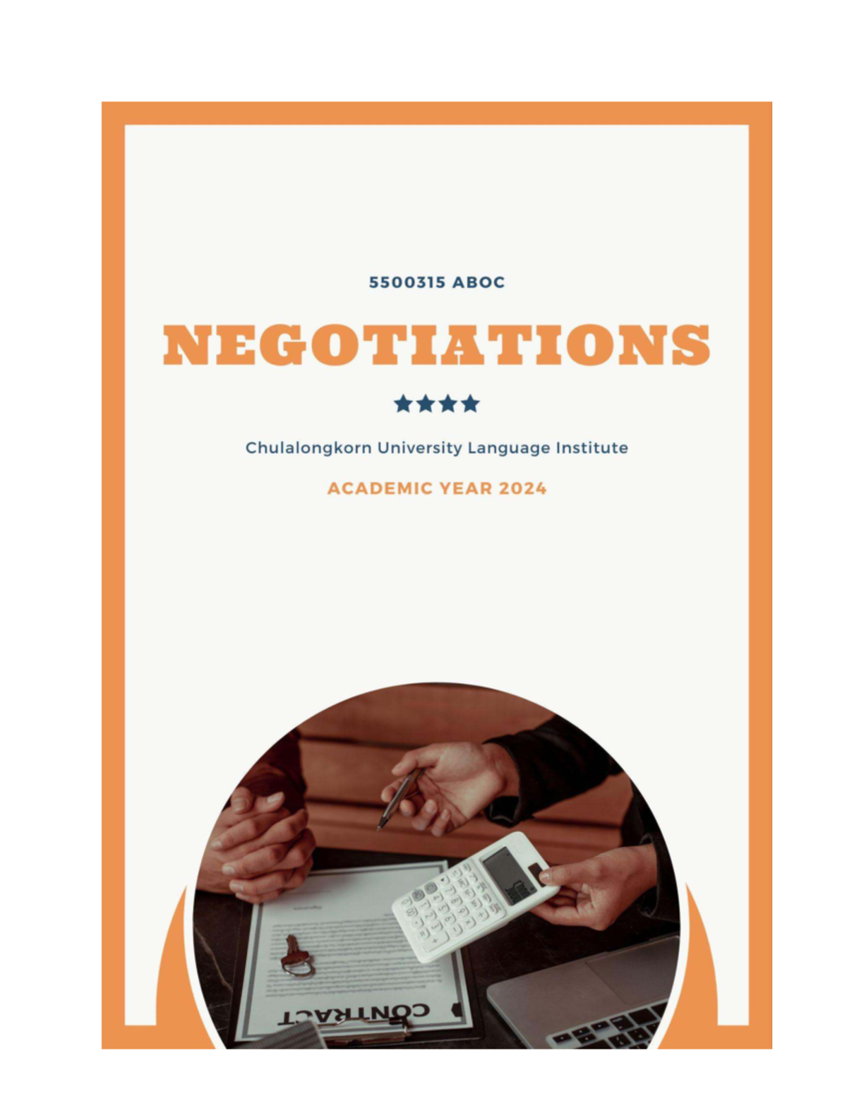 Negotiations - Term1: Key Concepts and Language Skills - Studocu