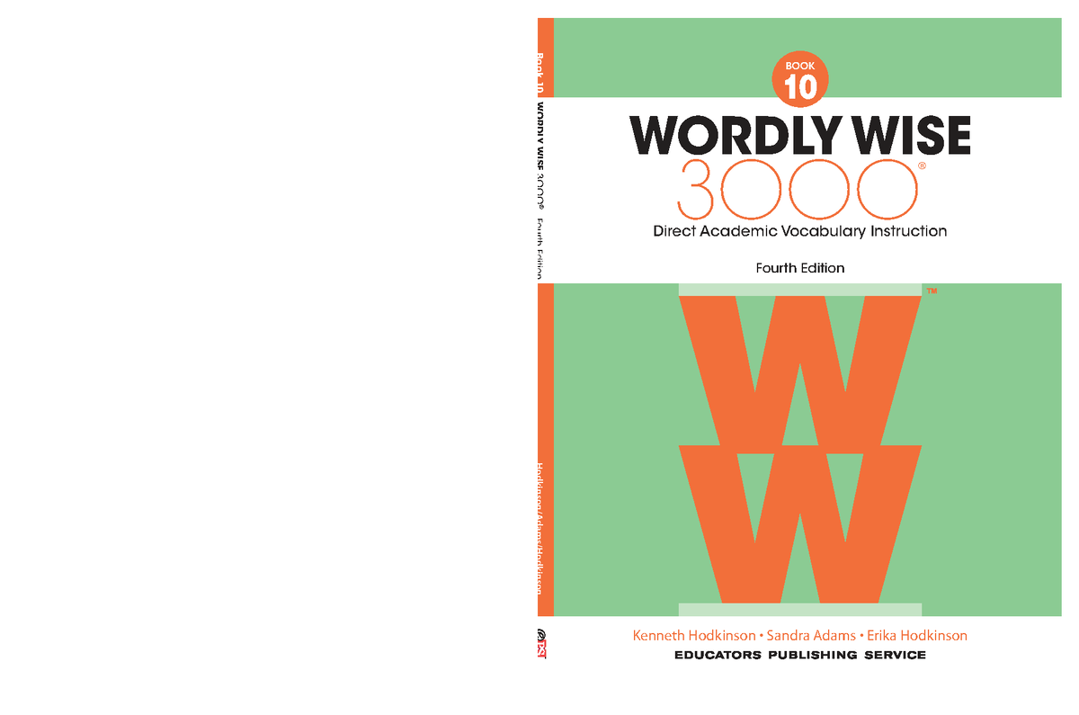 Wordly Wise 3000, Book 10: Student Workbook & Learning Guide - Studocu