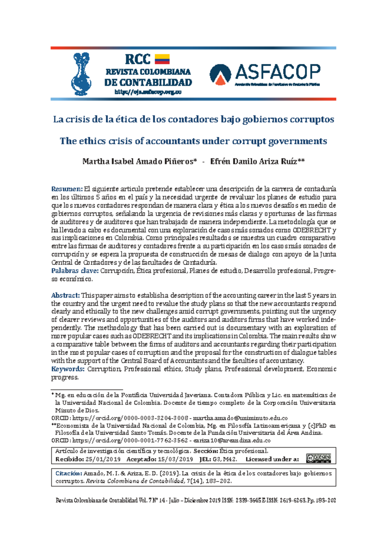 Crisis Ética en Contaduría: Desafíos en Gobiernos Corruptos (MG.EDU ...