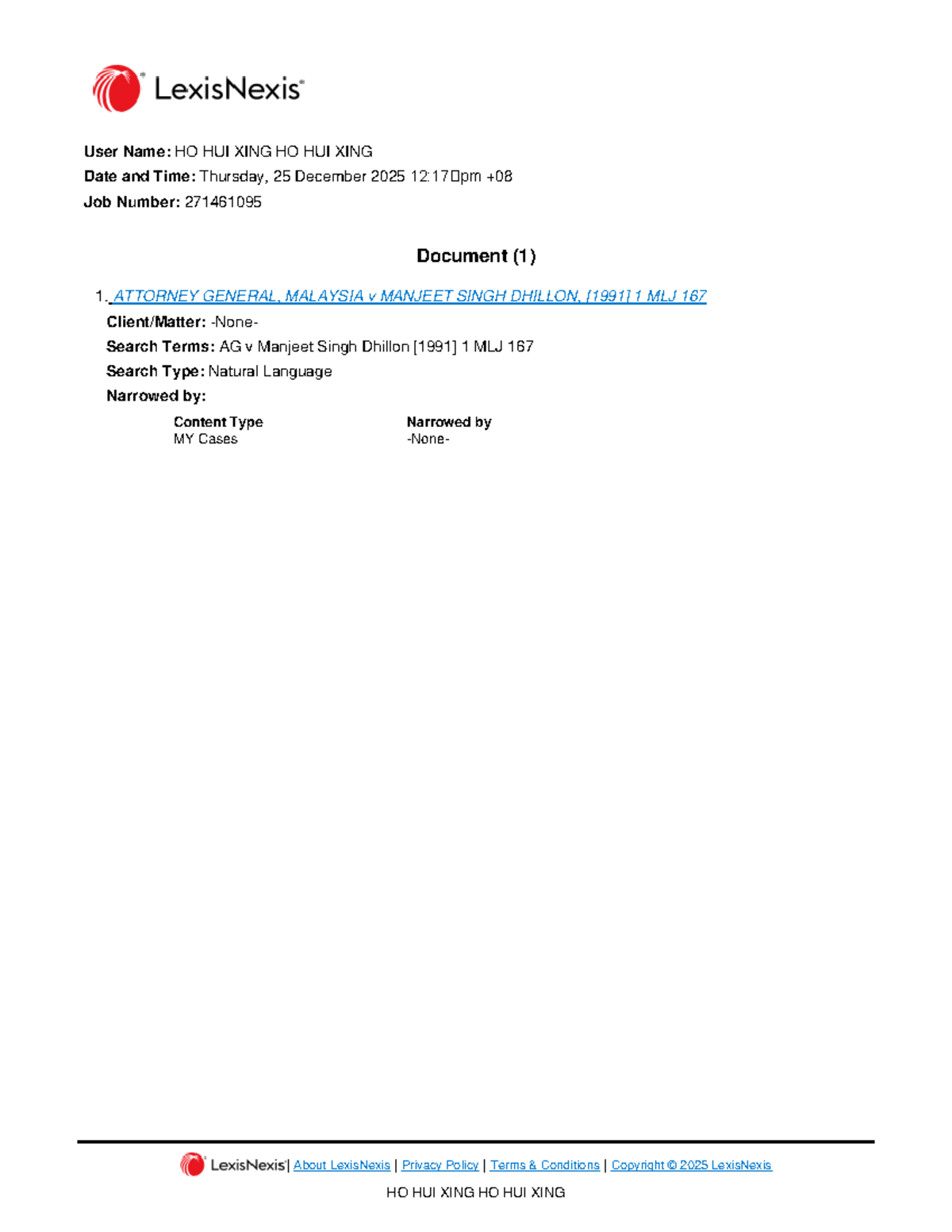 Case Analysis: AG v Manjeet Singh Dhillon, 1 MLJ 167 - Studocu