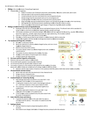 Chemistry Basics and Bonding Principles (BIOL 105) - Achieve Course ID ...