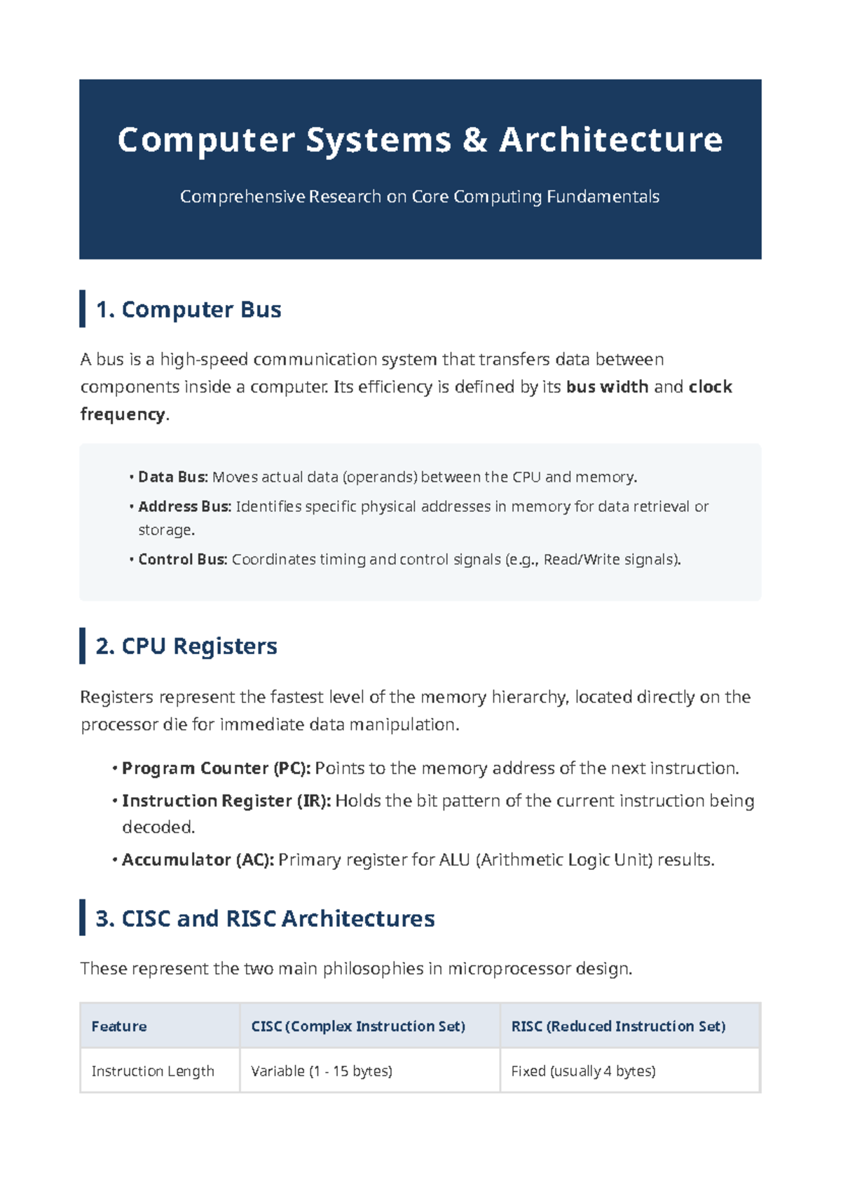 COMP 101: Comprehensive Research on Core Computing Fundamentals - Studocu