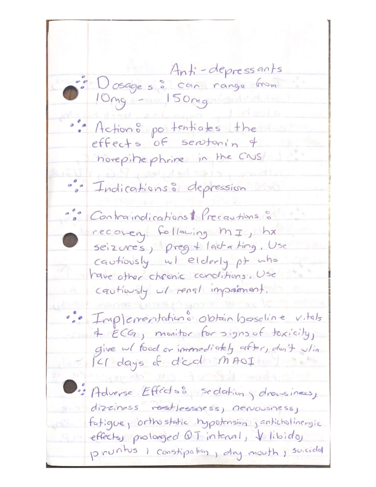 Drug cards - NUR 211 - Studocu