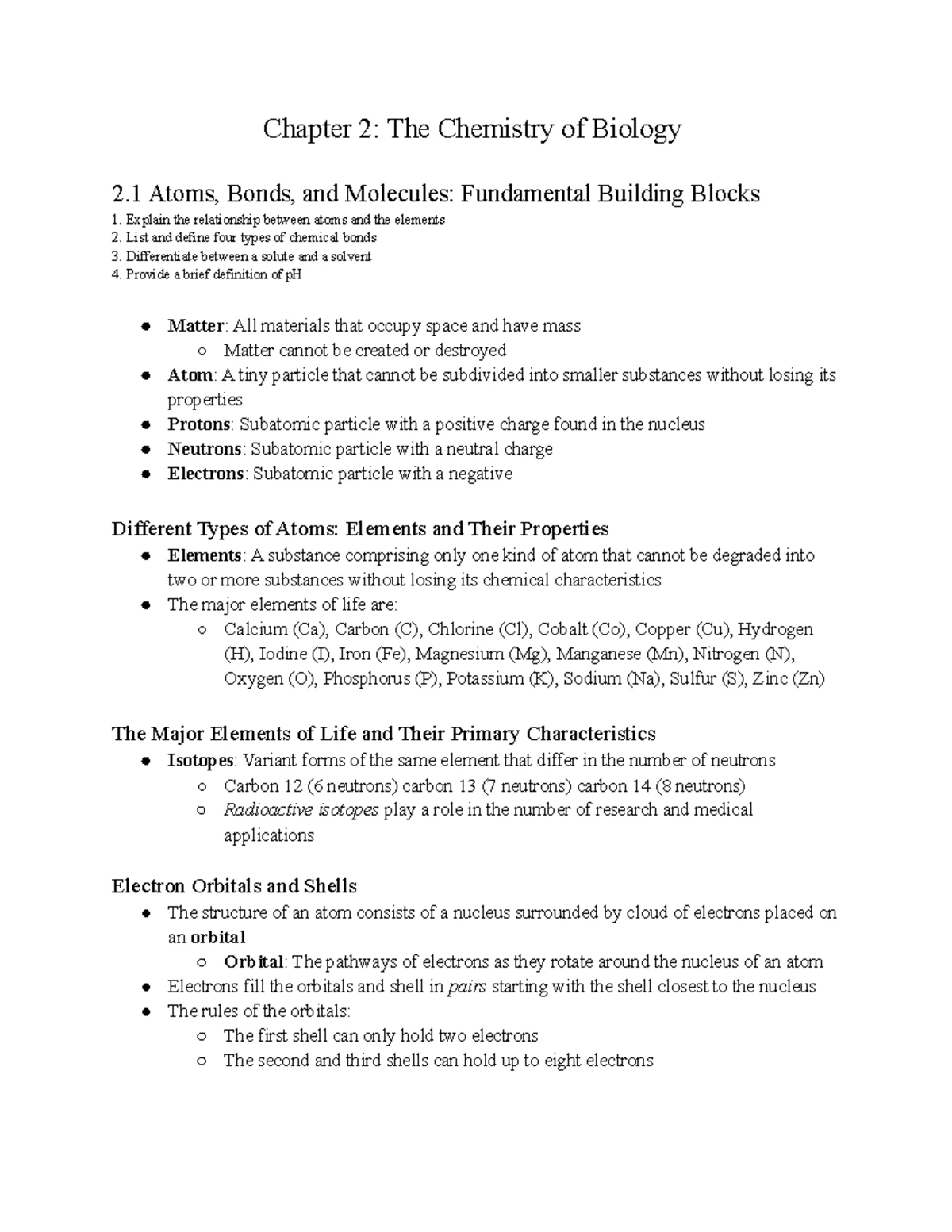 BIO 257 Chapter 1 : The Main Themes of Biology - Chapter 1: The Main ...