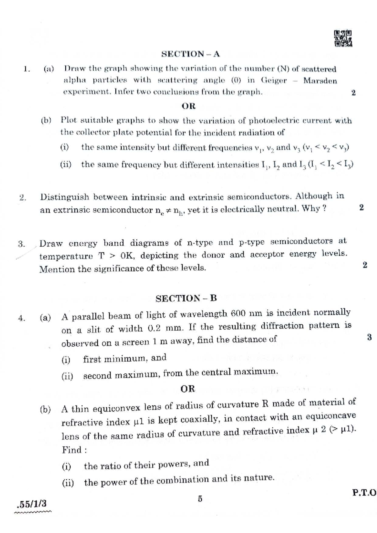 Physics Boards 2022 Set 3: Graphs, Semiconductors & Wave Optics - Studocu