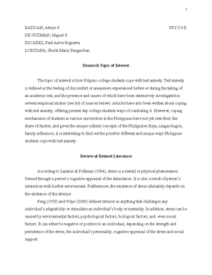 Chapter I THE Problem AND ITS Background - CHAPTER I - THE PROBLEM AND ...