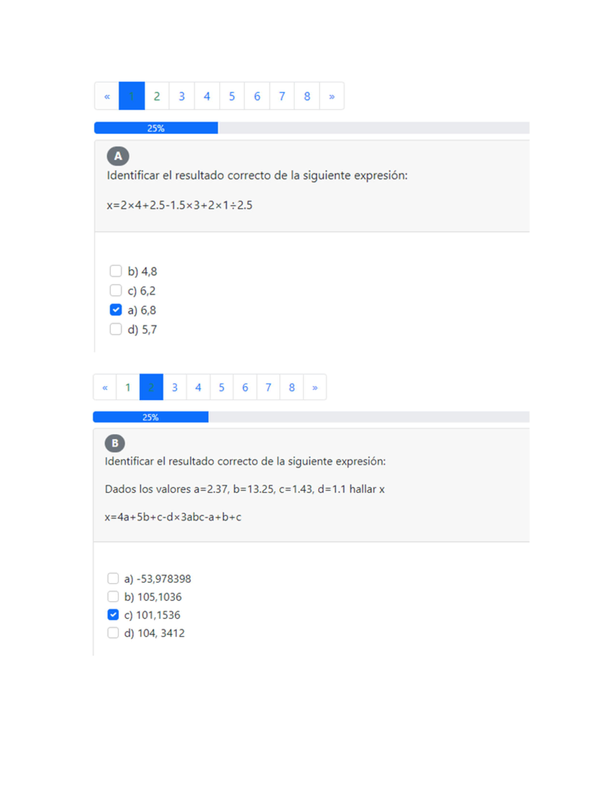 AA2-EV01 Evaluación de Resultados en Java según Operaciones - Studocu