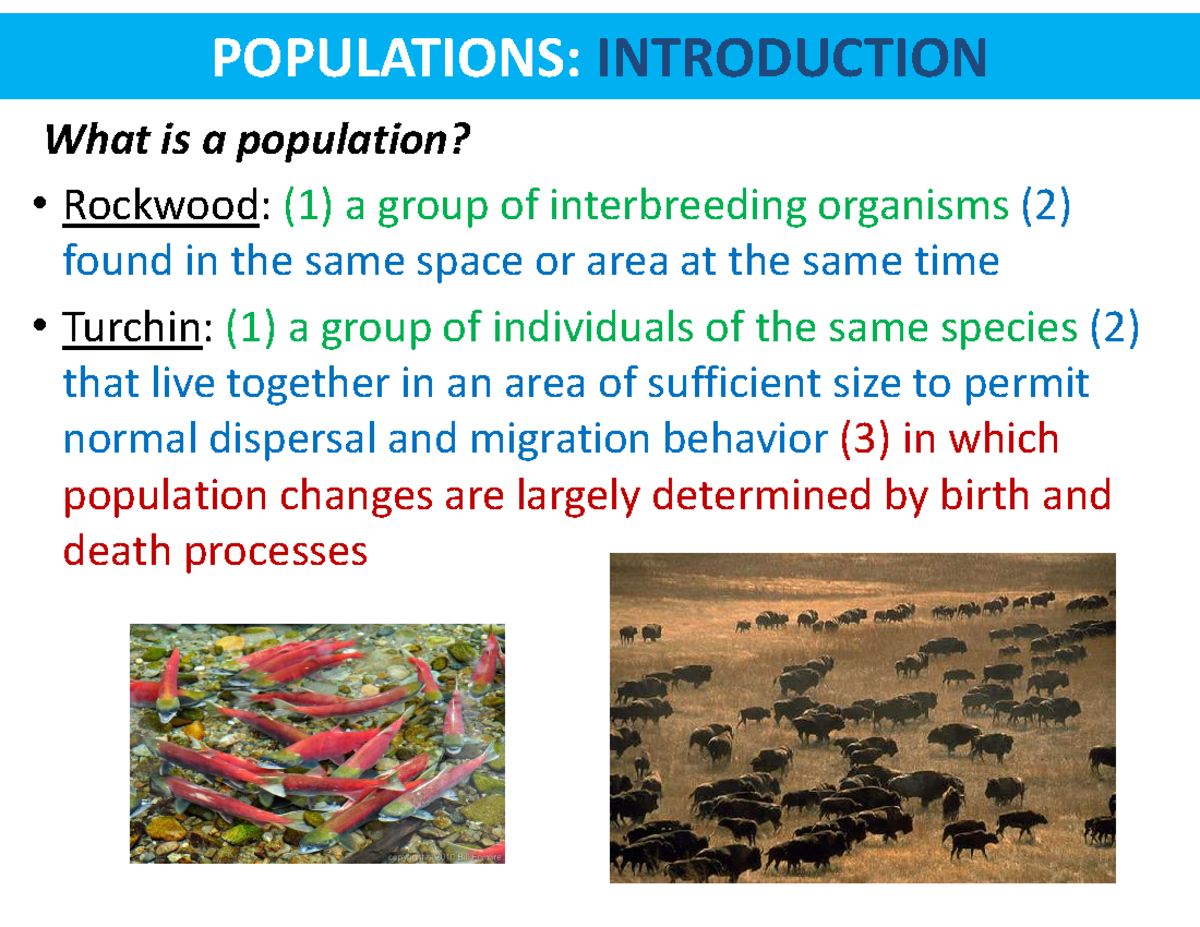 Population Dynamics: Examining Exponential & Logistic Growth Models ...