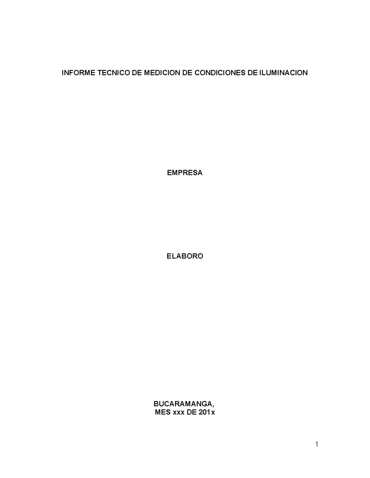 Informe Técnico de Luxometría - Medición de Iluminación en Empresa ...