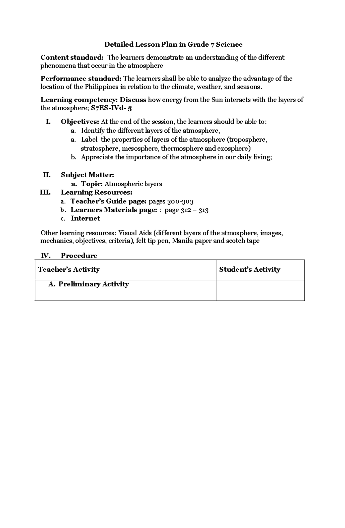 Detailed-lesson-plan-in-grade-7-science compress - Detailed Lesson Plan ...