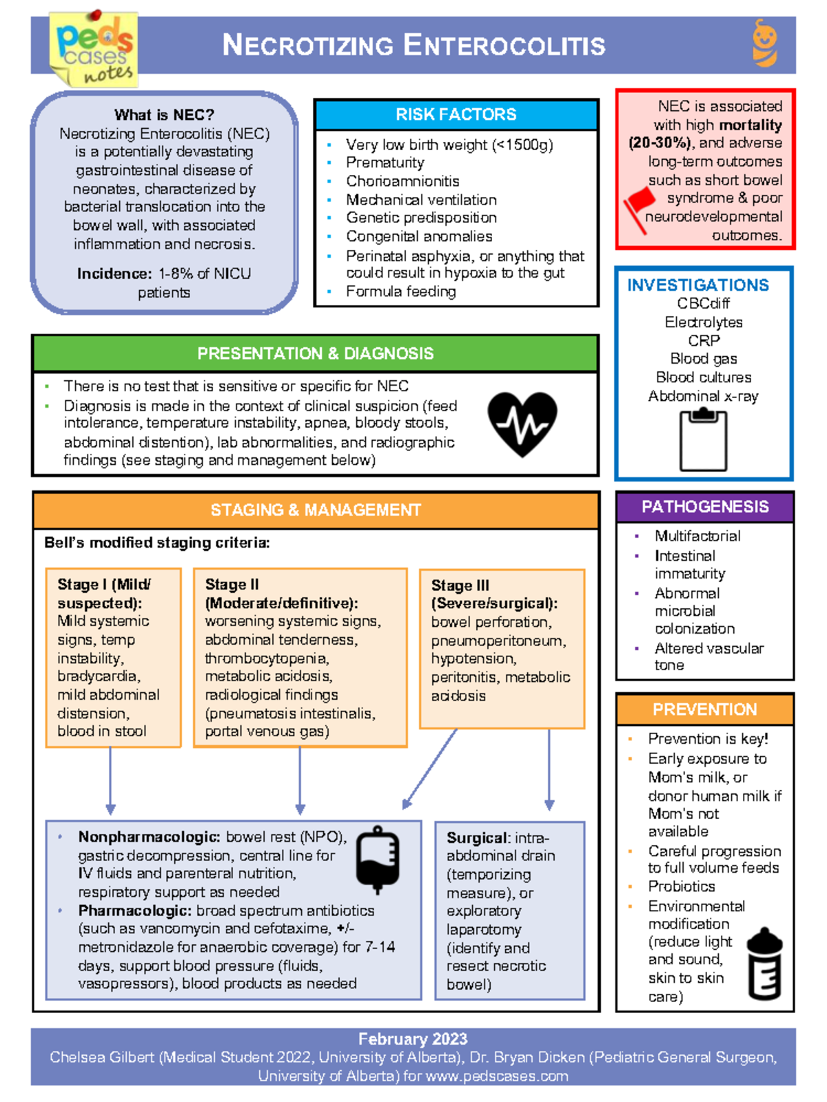 Peds Cases Notes: Understanding Necrotizing Enterocolitis (NEC) - Studocu