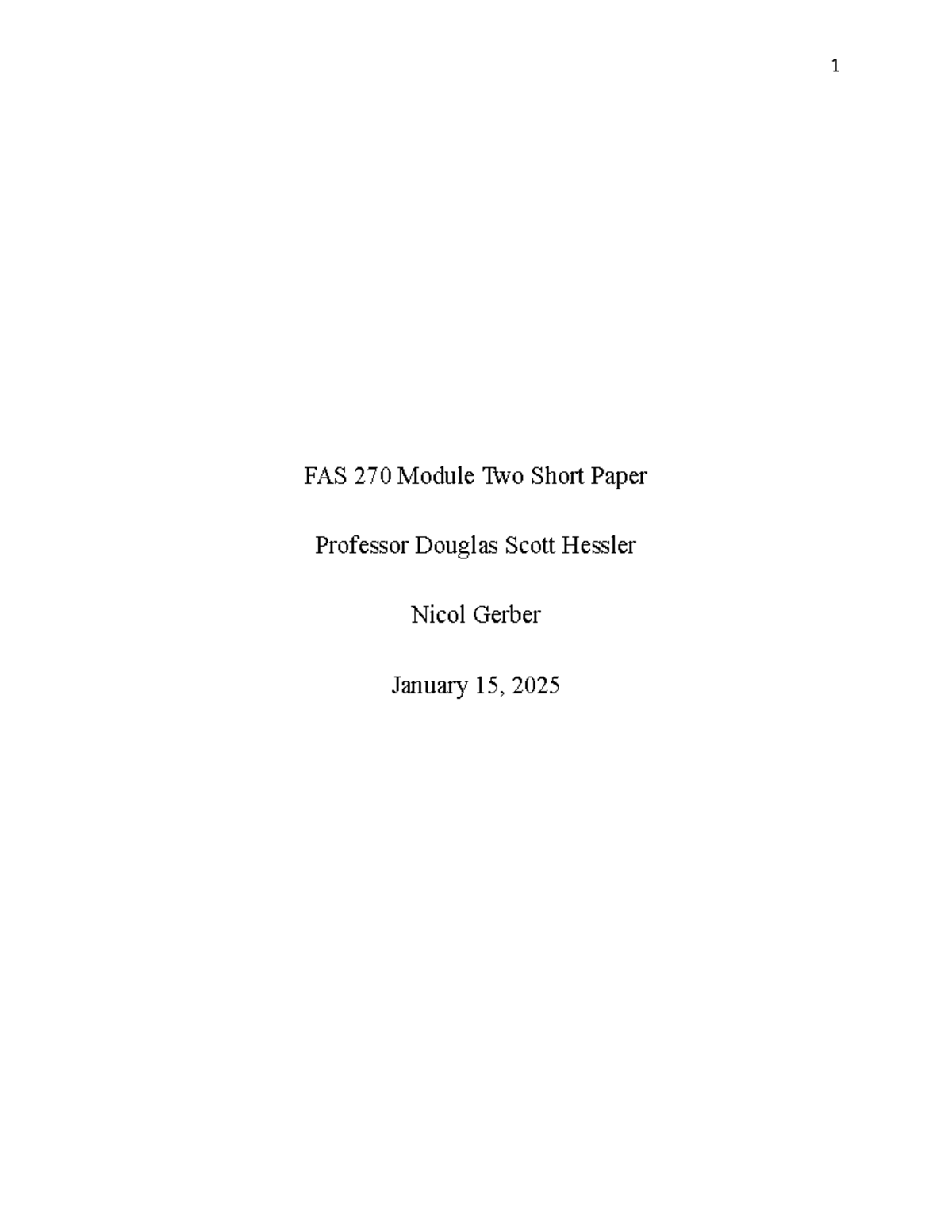 FAS 270 Module 2 Short Paper: Analyzing Wealth Disparities in "The Kid ...