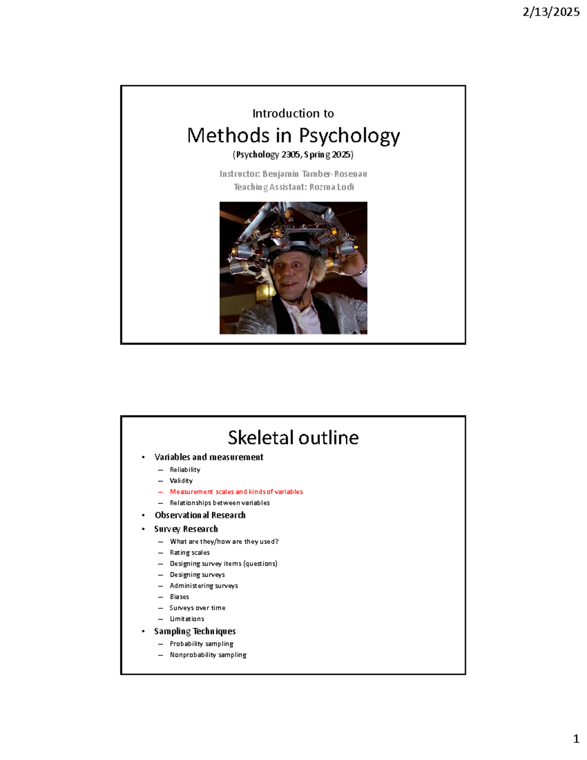 Understanding Relationships Between Variables in Psych 2305 (Spring ...