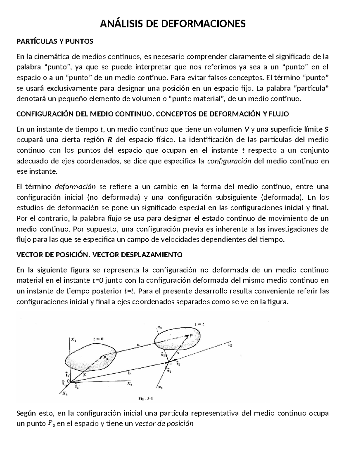 Análisis DE Deformaciones ( Resumen) - ANÁLISIS DE DEFORMACIONES ...