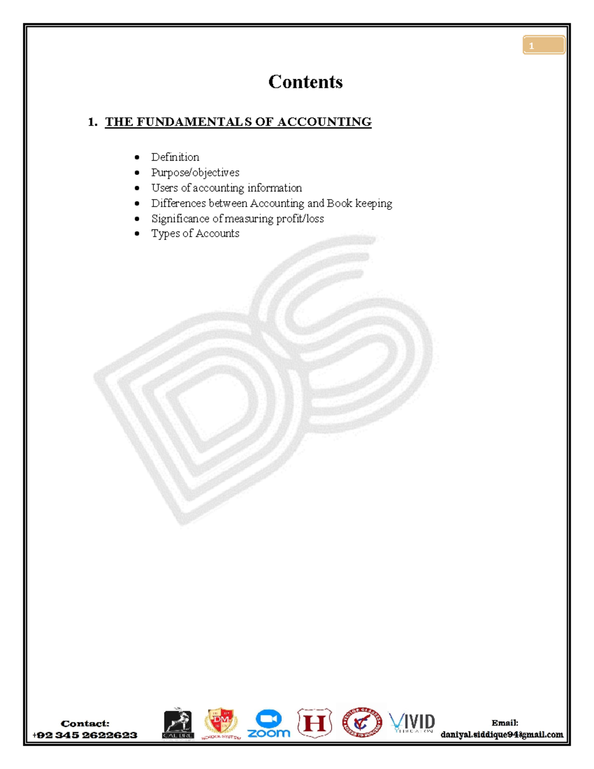 Grade 9 Accounting: Comprehensive Workbook on Fundamentals & Equations ...