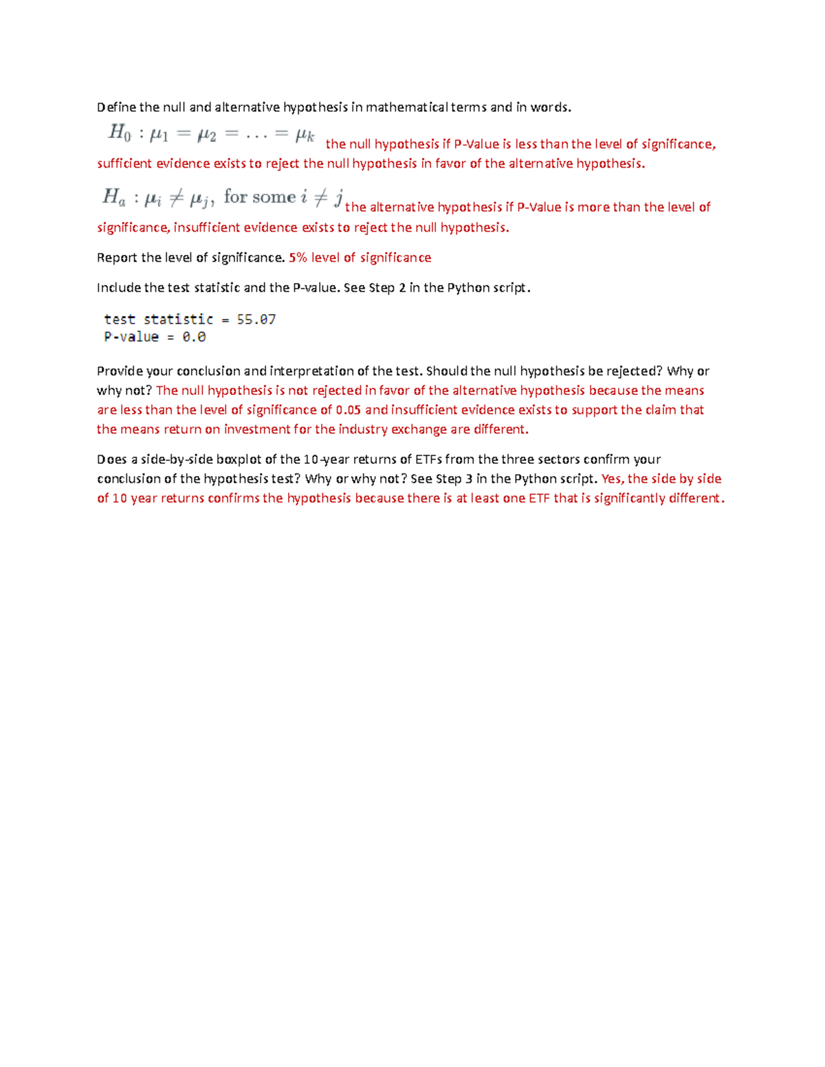 8 jupyter diss - Define the null and alternative hypothesis in ...