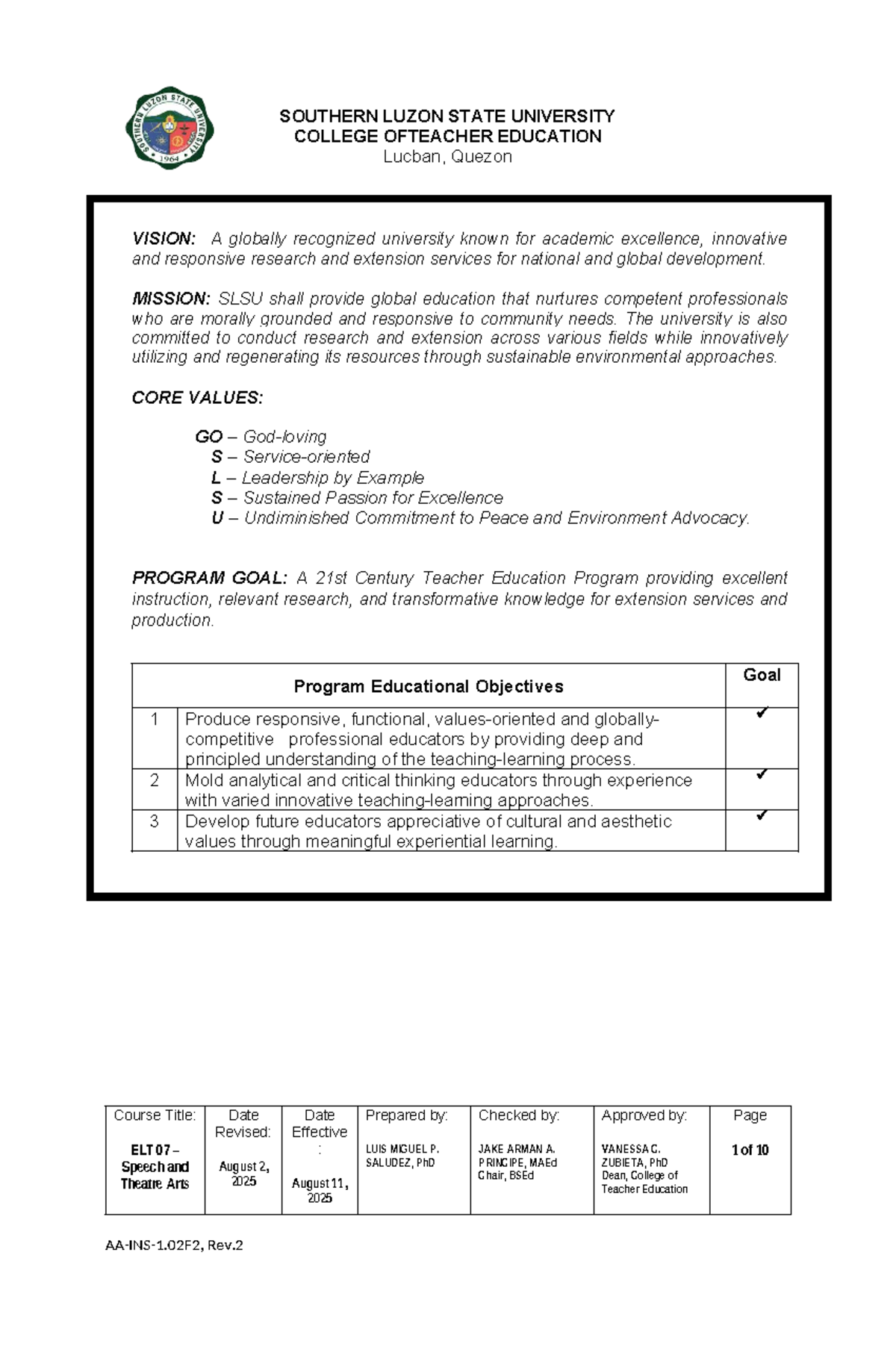 ELT 09 Technical Writing Syllabus (1st SEM 2025-26) - Studocu