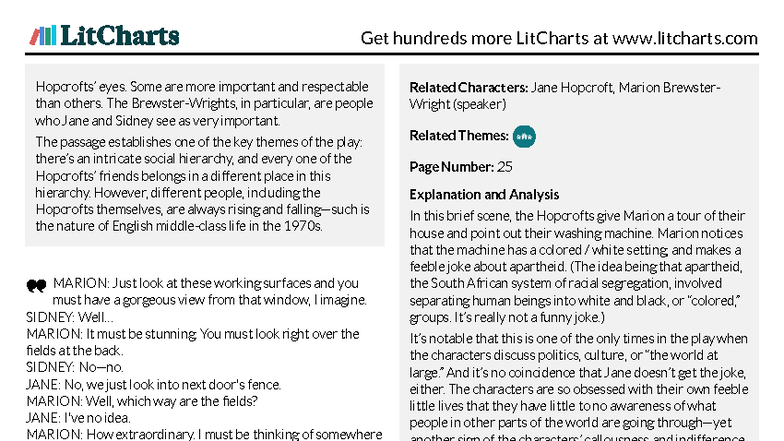 Absurd Person Singular: Key Themes & Character Analysis (ENG 101) - Studocu