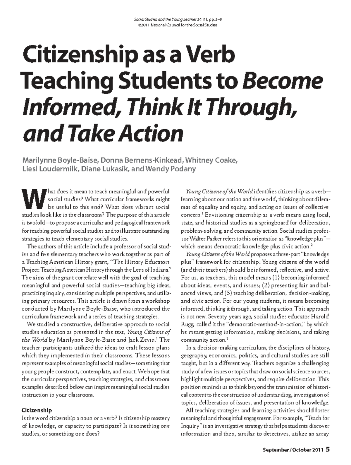 Teaching Powerful Social Studies: Strategies for Elementary Classrooms ...