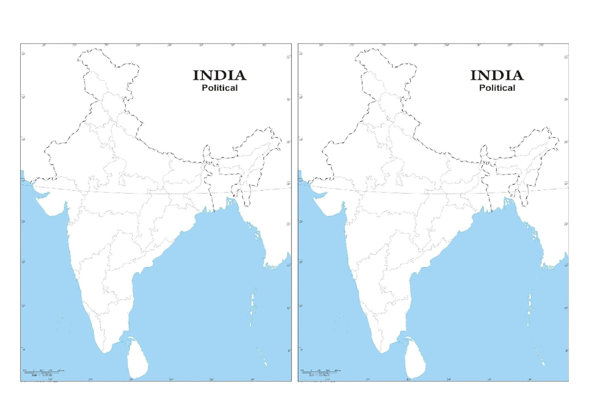 India Political Map - dhh - 22518 - INDIA INDIA Political Political 100 ...