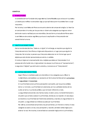 Resumen Icono, Indice Y Simbolo - RESUMEN: El icono, el índice y el ...