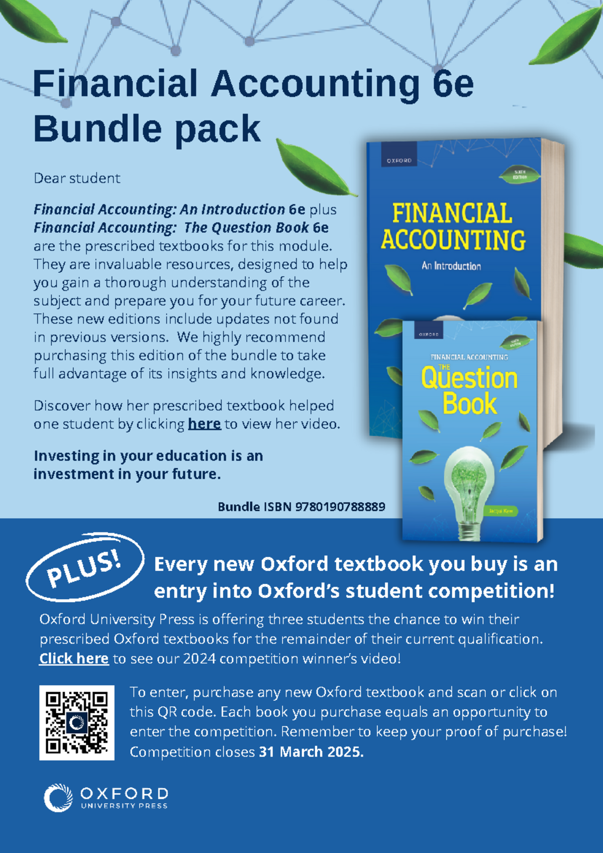 Financial Accounting 6e Bundle: Essential Texts for Your Module - Studocu