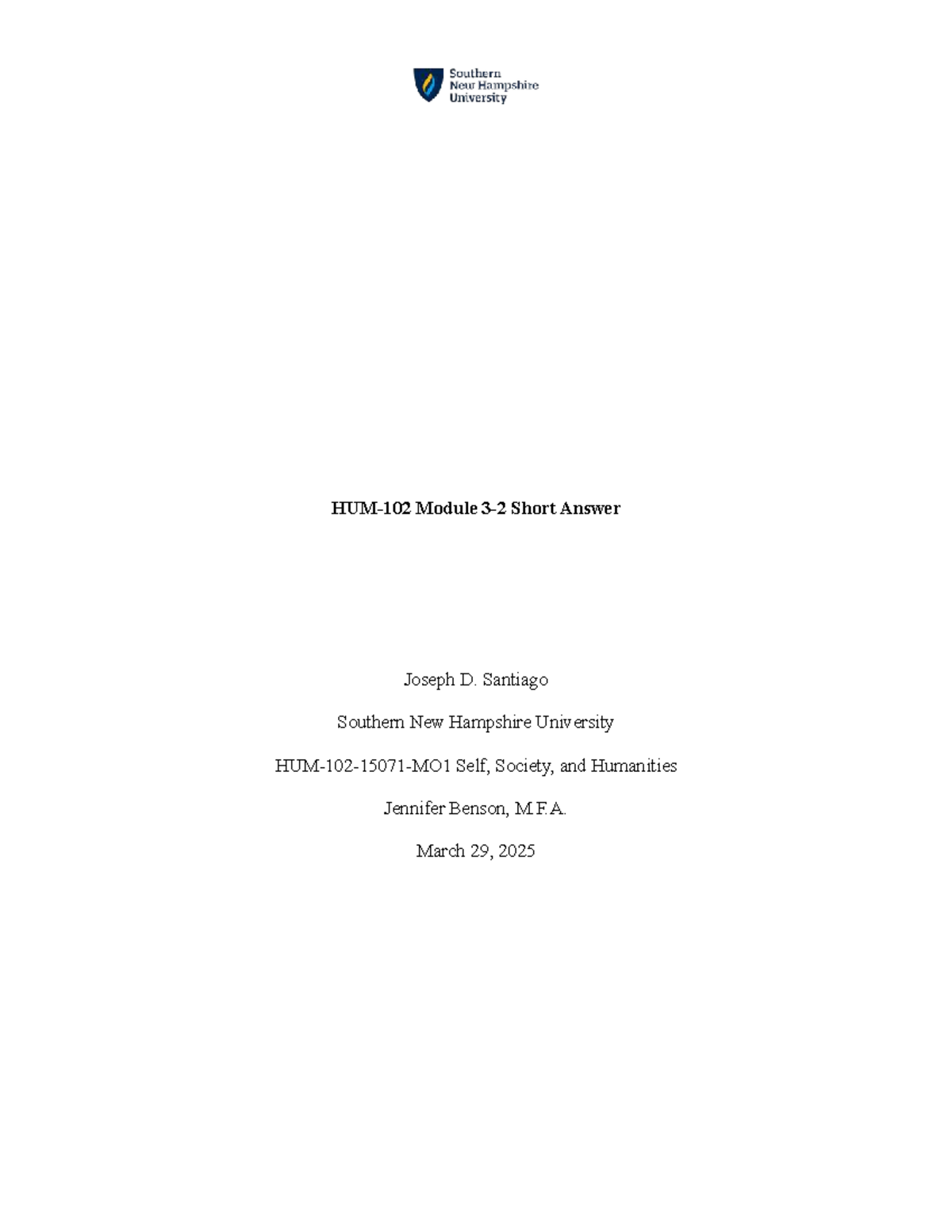 HUM-102 Module 3-2 Short Answer: Perceptions of Mental Health Stigma ...