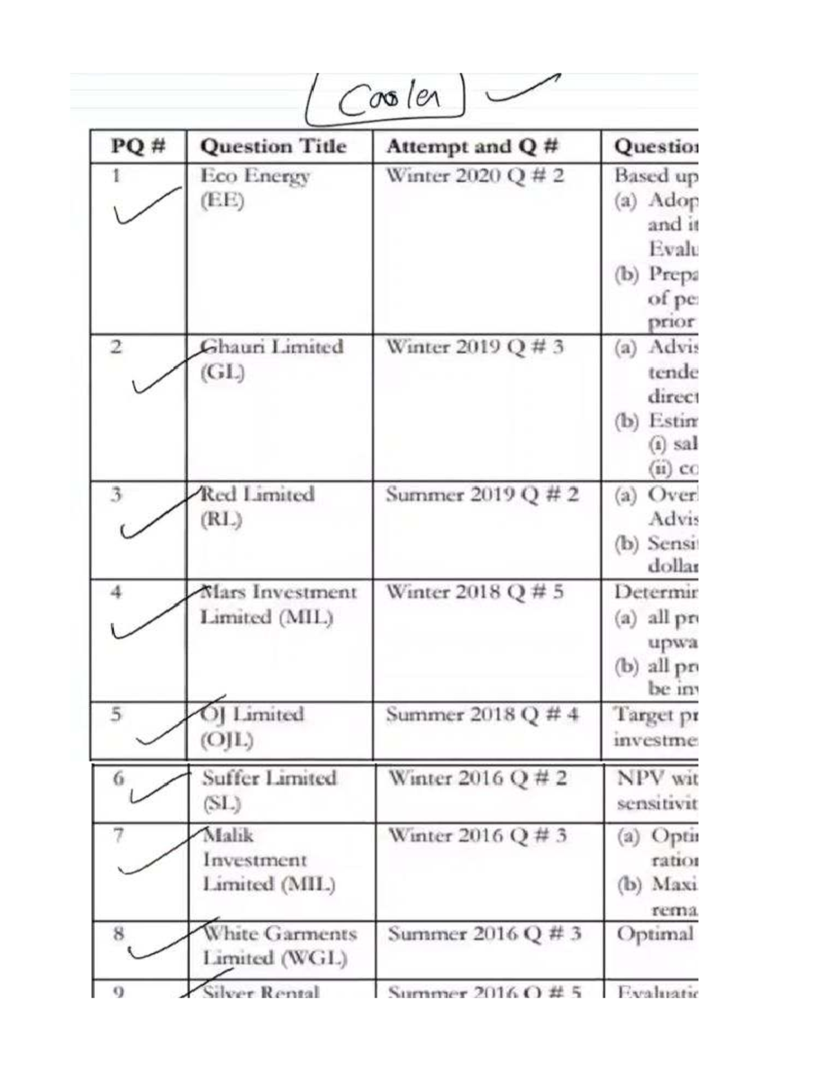 EE Final Exam Questions Compilation Winter 2020 - Summer 2015 - Studocu