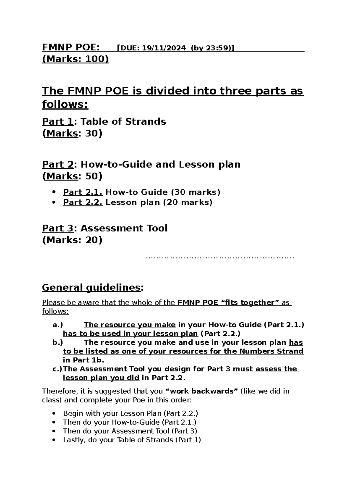 FMNP POE Instructions: Comprehensive Guide for 2024 Project - Studocu