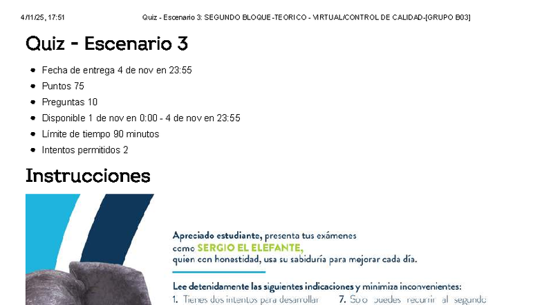 17:51 Quiz Escenario 3: Segundo Bloque - Control de Calidad [Grupo B03 ...