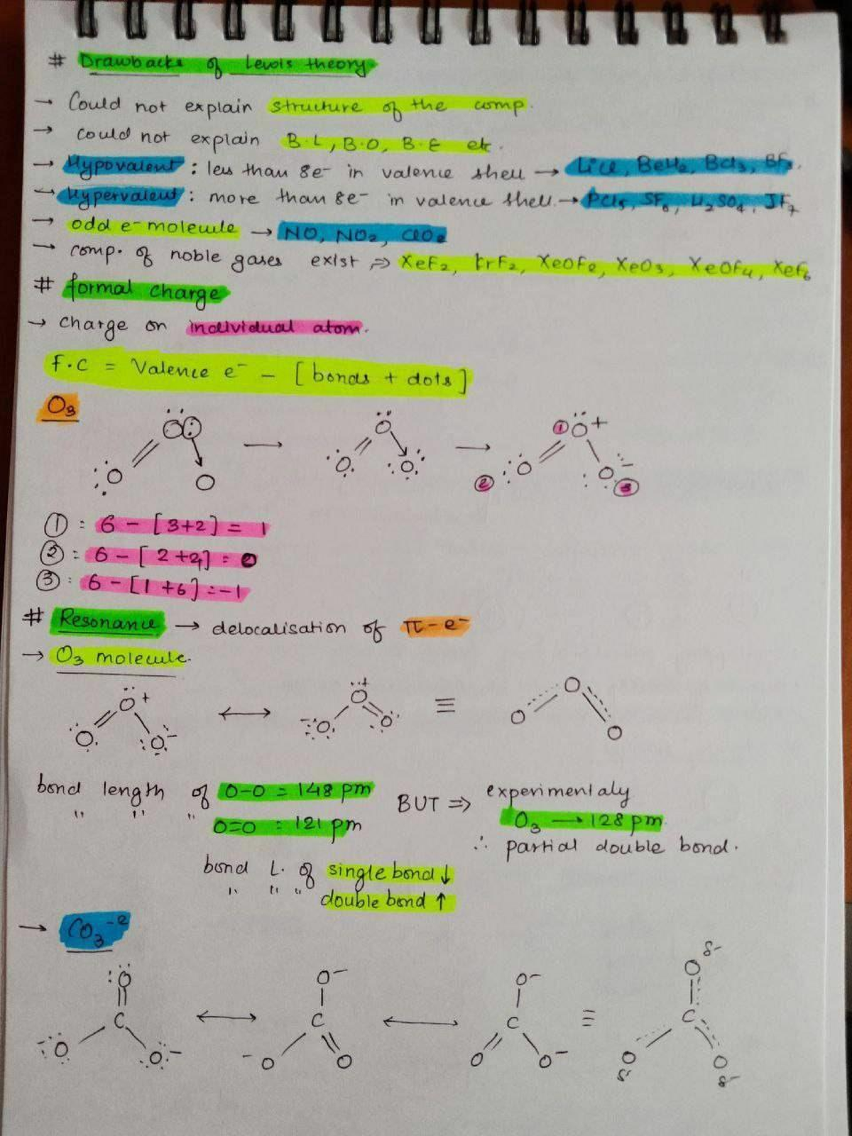 CHEM 101: Chemical Bonding Summary & Key Concepts Notes - Studocu