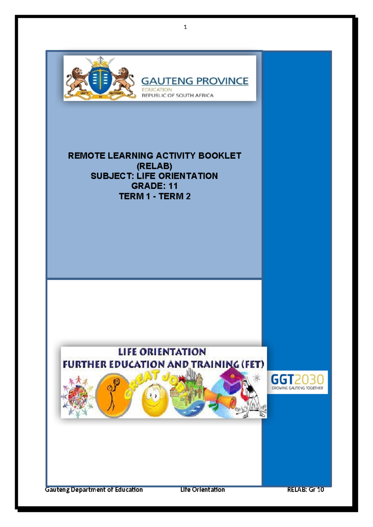 LO 11 Term 1 & 2 Remote Learning Activity Booklet - Studocu