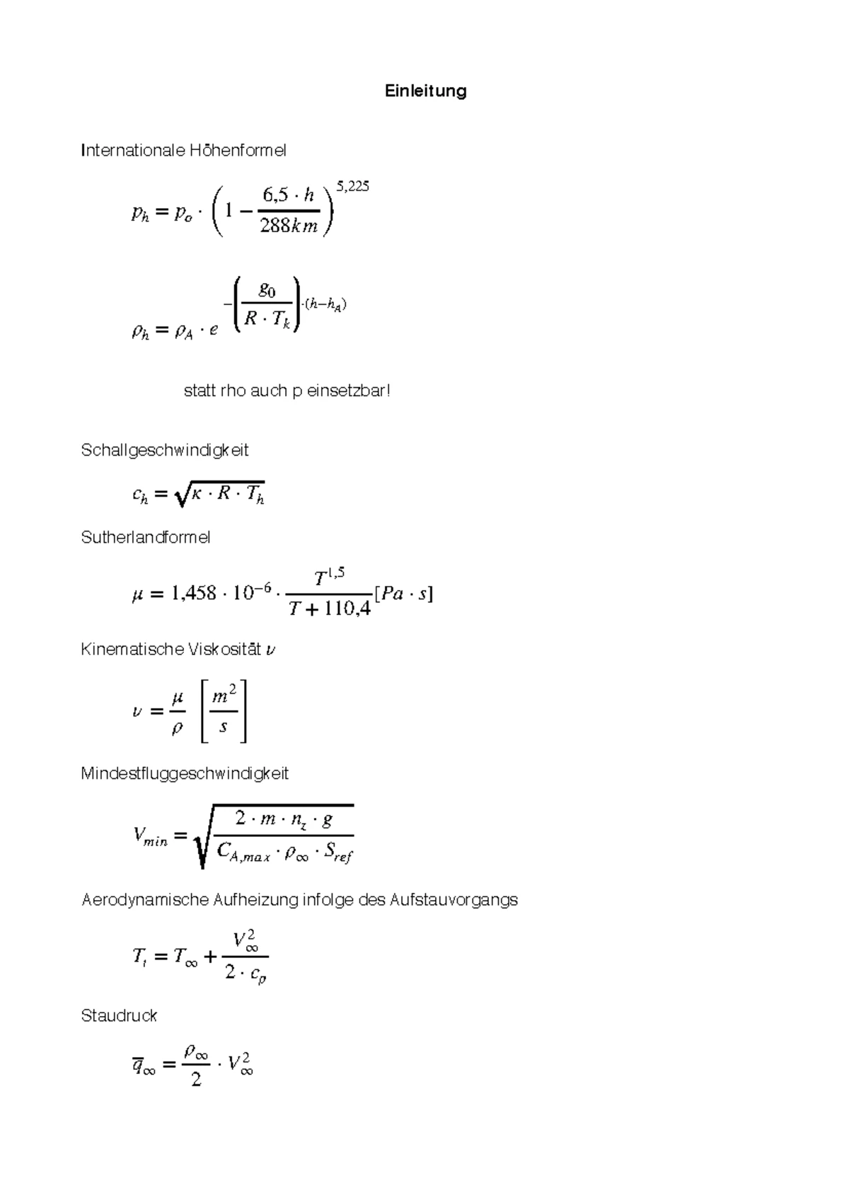 Formelsammlung thermodynamik - Formelsammlung Thermodynamik 1 ...