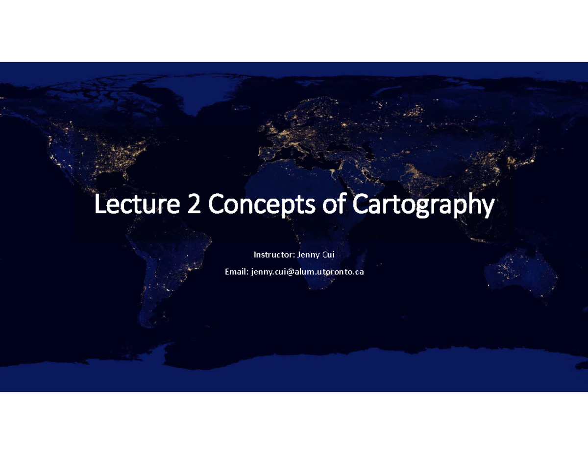 Lecture 2: Key Concepts in Cartography - Visual Hierarchy & Symbols ...