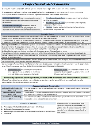 Resumen Módulo 2 - Comportamiento del consumidor - Comportamiento del consumidor - Módulo 2 ...