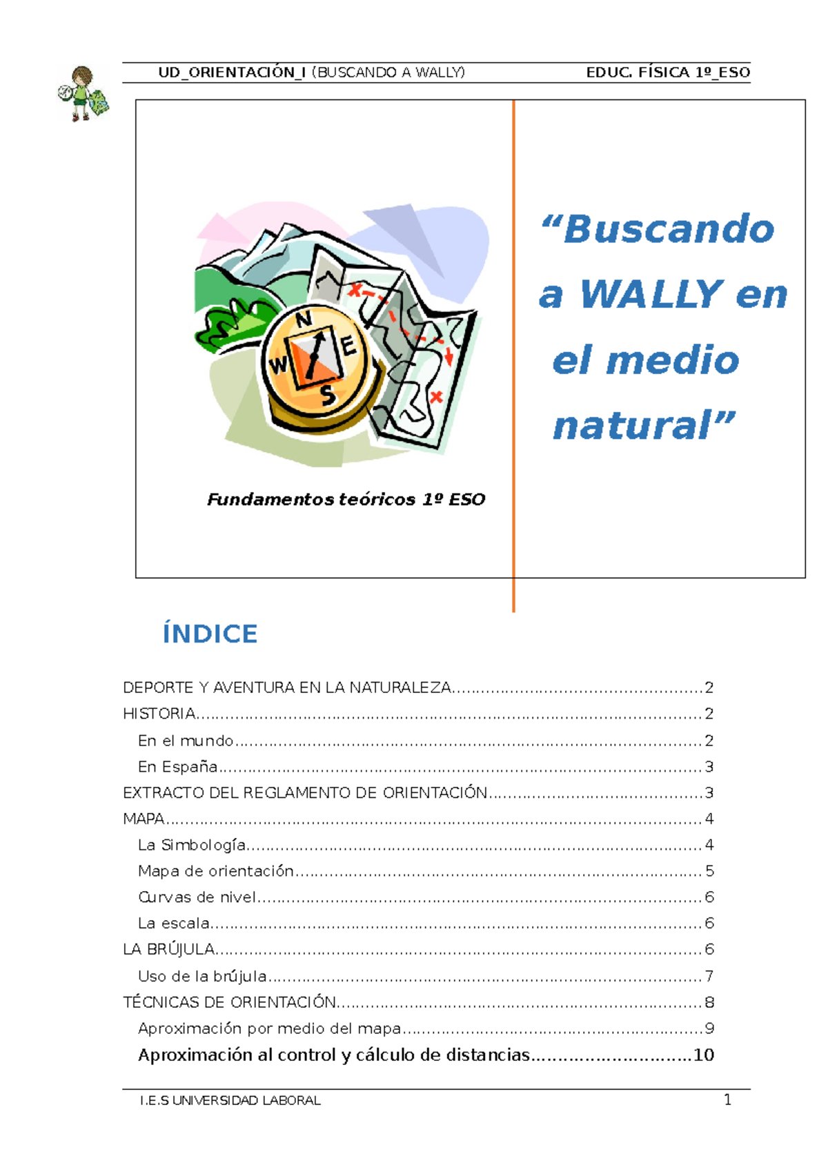 UD_ORIENTACIÓN_I (BUSCANDO A WALLY) EDUC. FÍSICA 1º ESO: Fundamentos ...