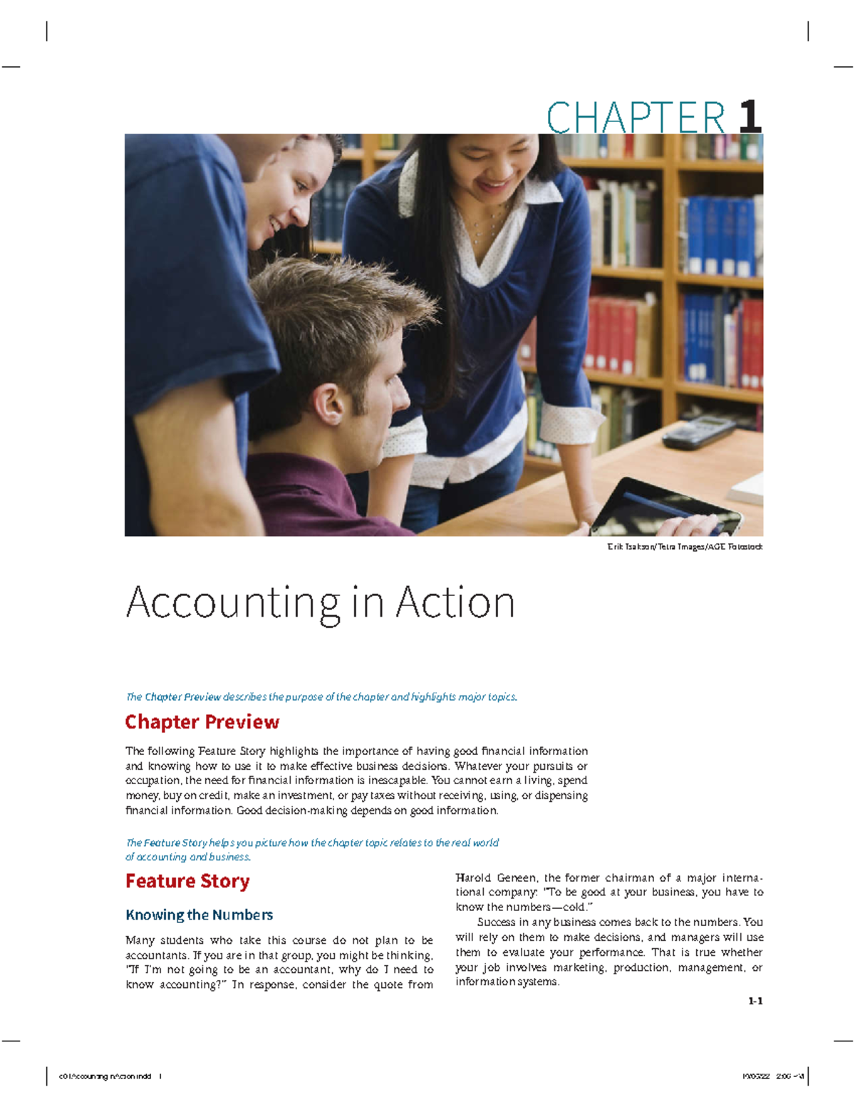 CHAPTER 1: Accounting in Action - Understanding Financial Information ...