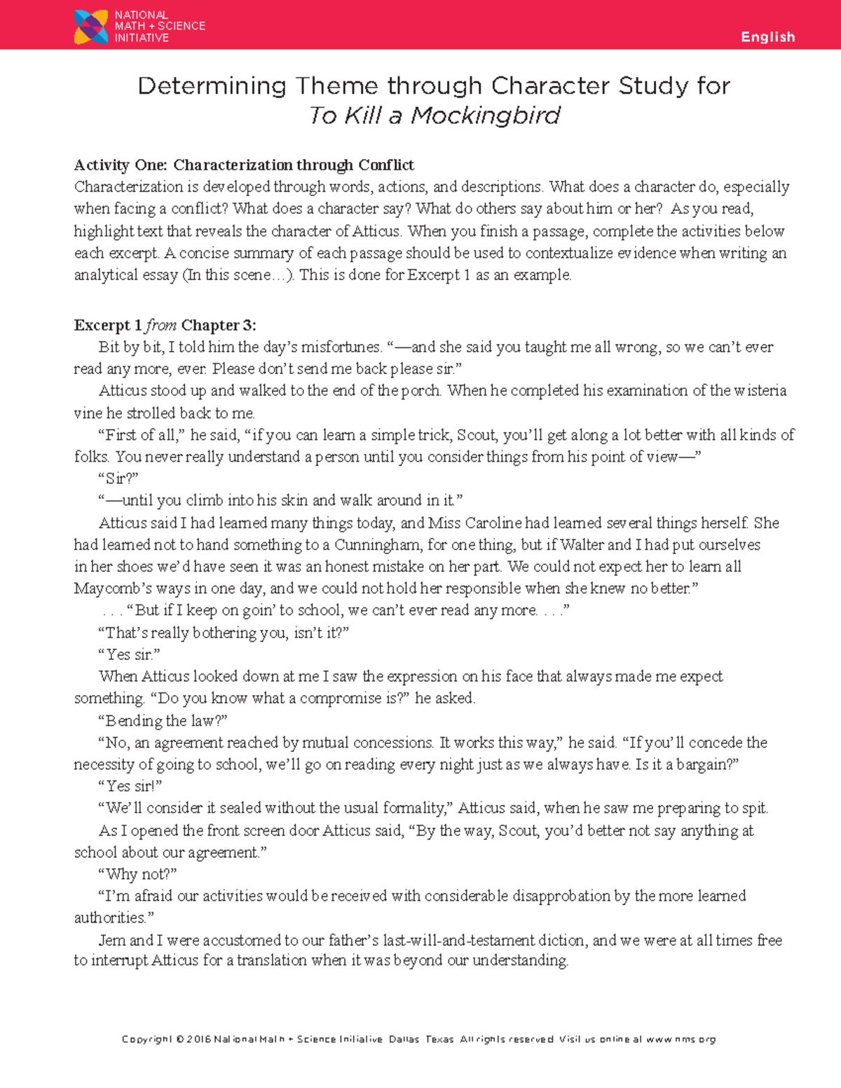15 - wq34qw - English NATIONAL MATH + SCIENCE INITIATIVE Determining ...