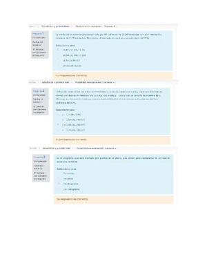Estadística y probabilidad semana 6 - Estadística y probabilidad 1. Mis ...