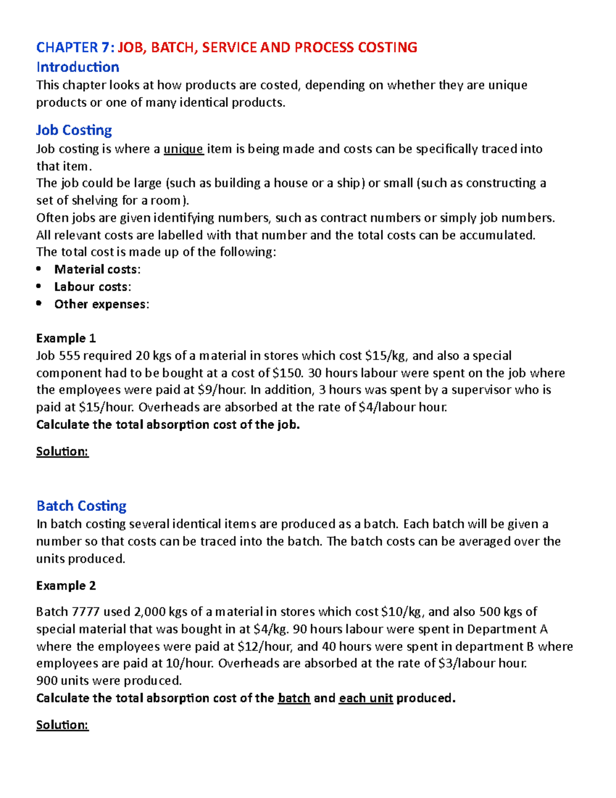 Chapter 7 - September 2021 - CHAPTER 7: JOB, BATCH, SERVICE AND PROCESS ...