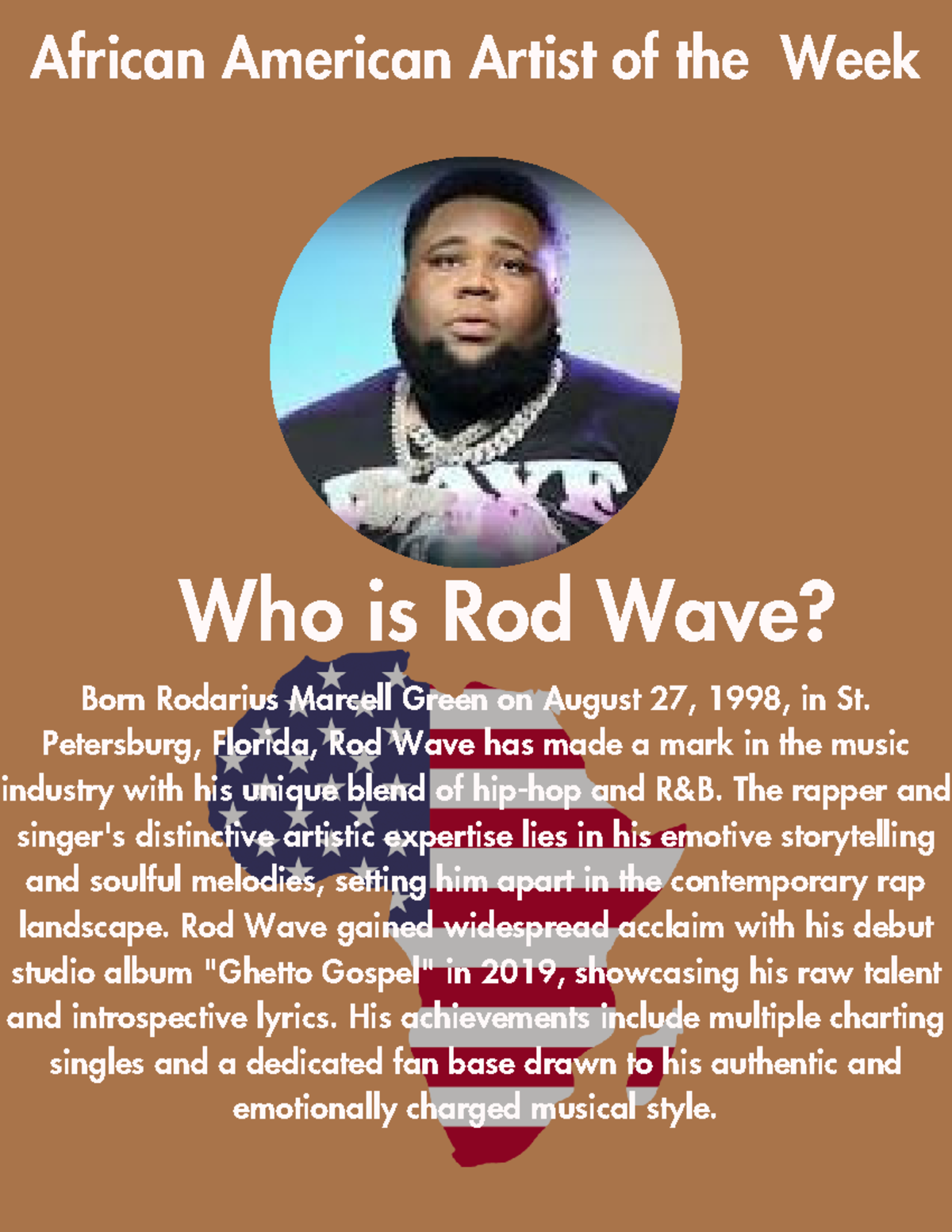 test notes for finals - African American Artist of the Week Who is Rod ...