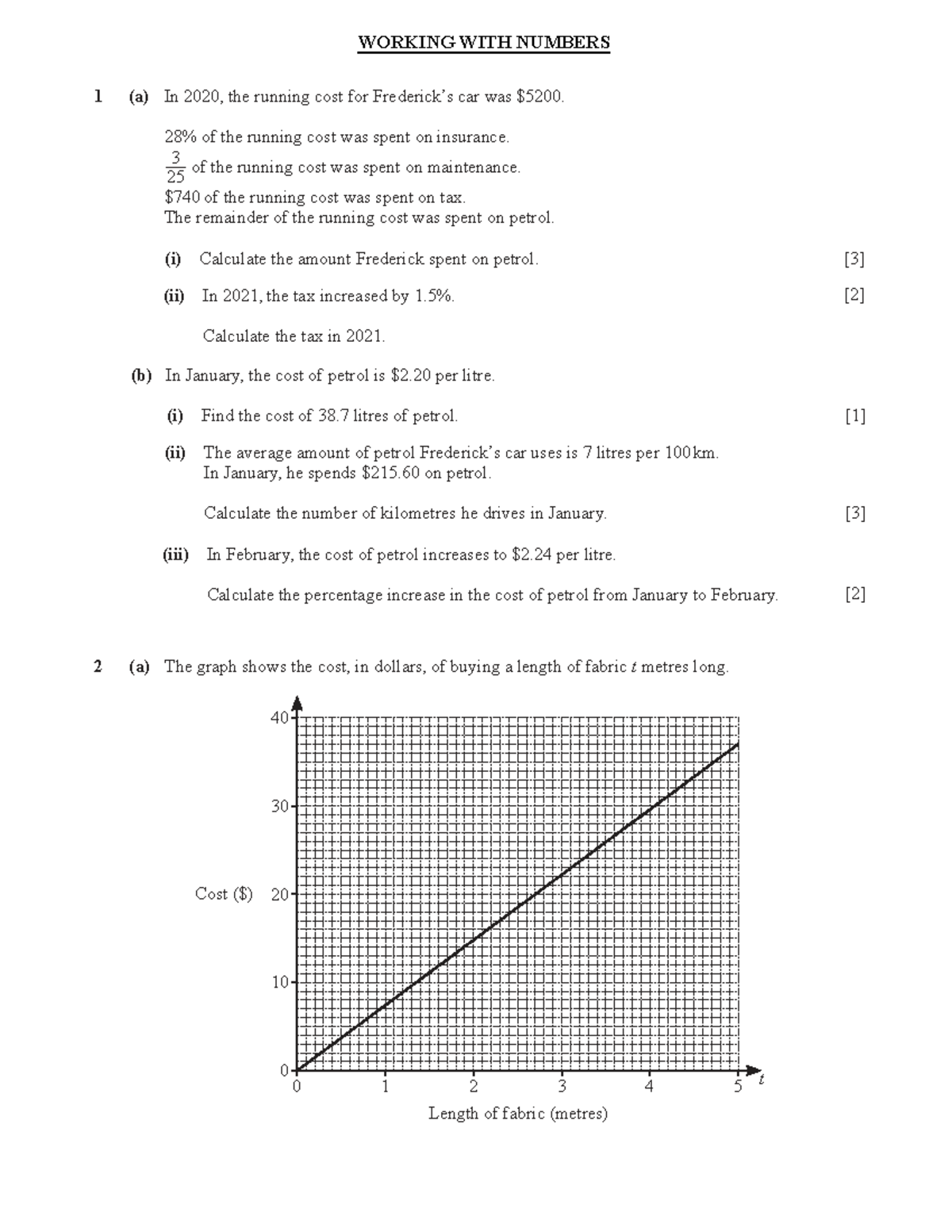 Working with Numbers 2415: Comprehensive Study Guide - Studocu