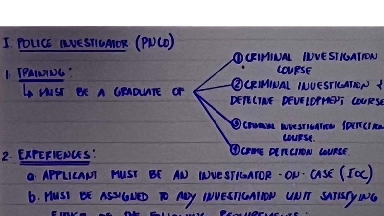 CDI Lecture Notes: Investigative Techniques and Case Management - Studocu