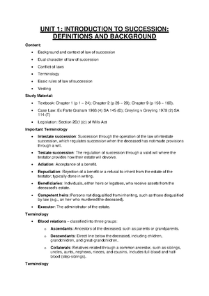 Ex Parte Graham Case Summary: Succession & Estate Massing Insights ...