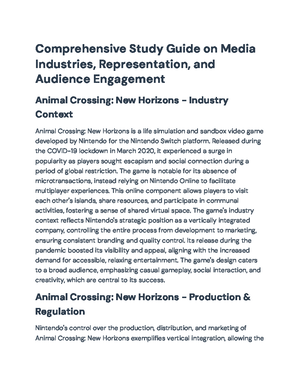 Media Studies - A2 - A Level - Sixth Form (A Levels) - Studocu