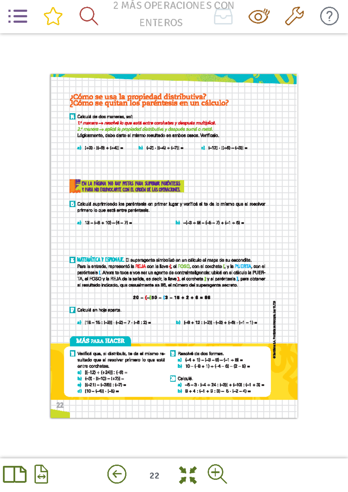 Ejercicios de Matemáticas: Propiedad Distributiva y Paréntesis - Studocu