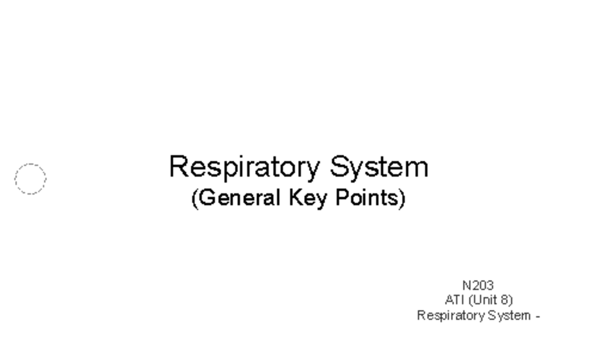 ATI Unit 8 Flash Cards: Medications for the Respiratory System - Studocu