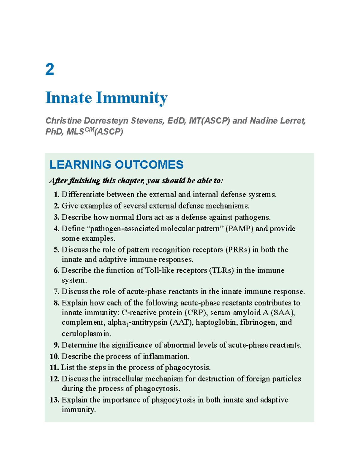 Title: Innate Immunity Mechanisms: Acute Inflammation & Phagocytosis ...