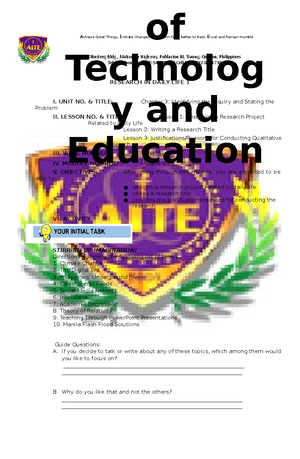 EDUC 101 Midterm Reviewer - UNIT 2: SCHOOL AS A SOCIAL SYSTEM A. SOCIAL ...